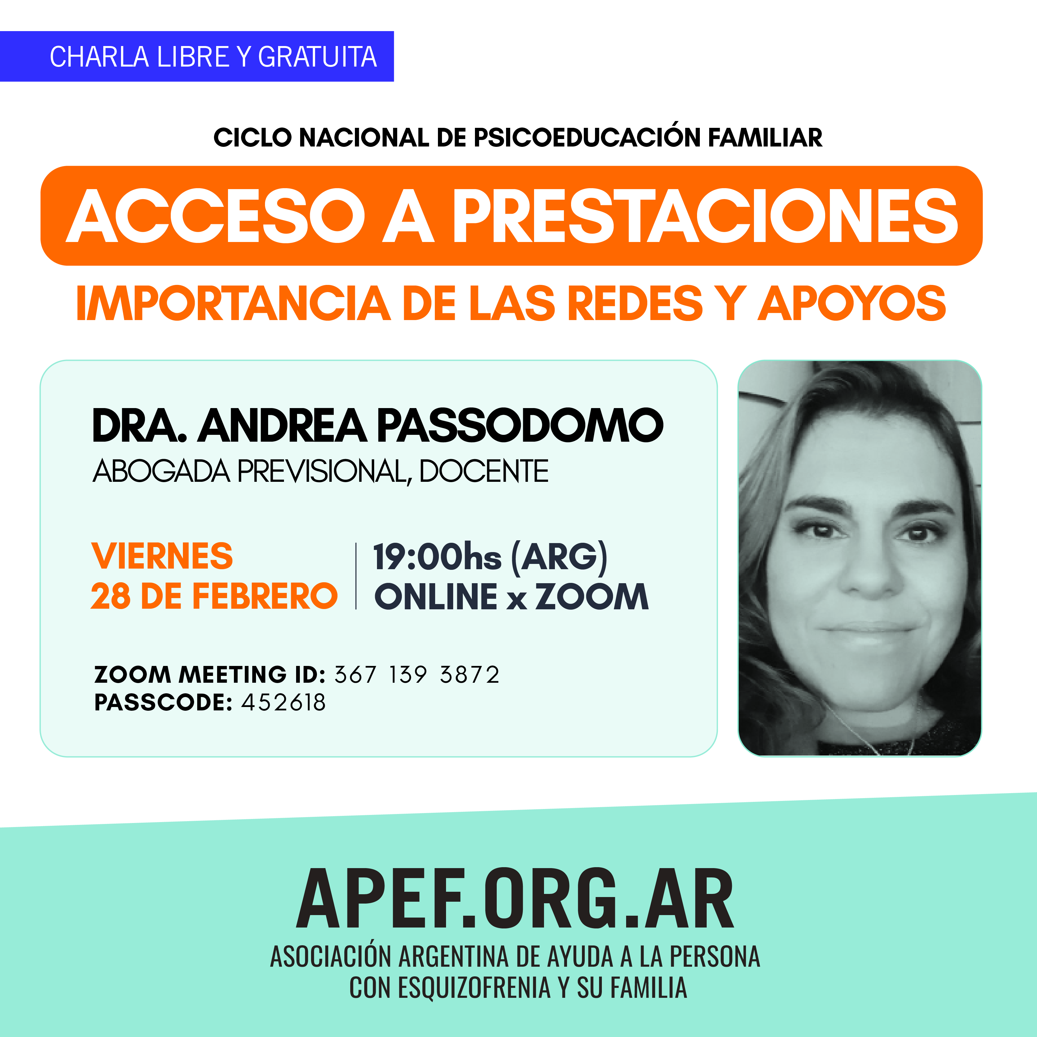 Charla de profesionales Febrero Online GRATIS – Asociación Argentina de ...